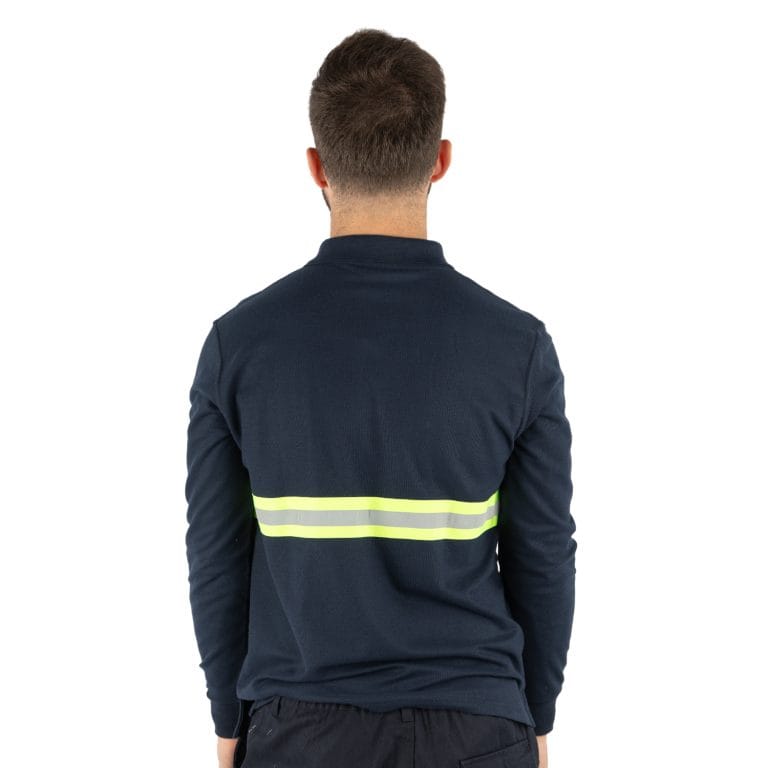 Polo Premium Manga Larga con Reflectivo - Famet - Uniformes y Ropa de ...
